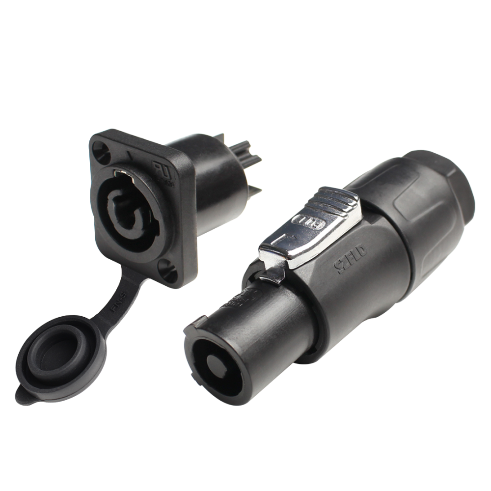 Wholesale FA Series Black Power In Connector IP65 Powercon for LED ...