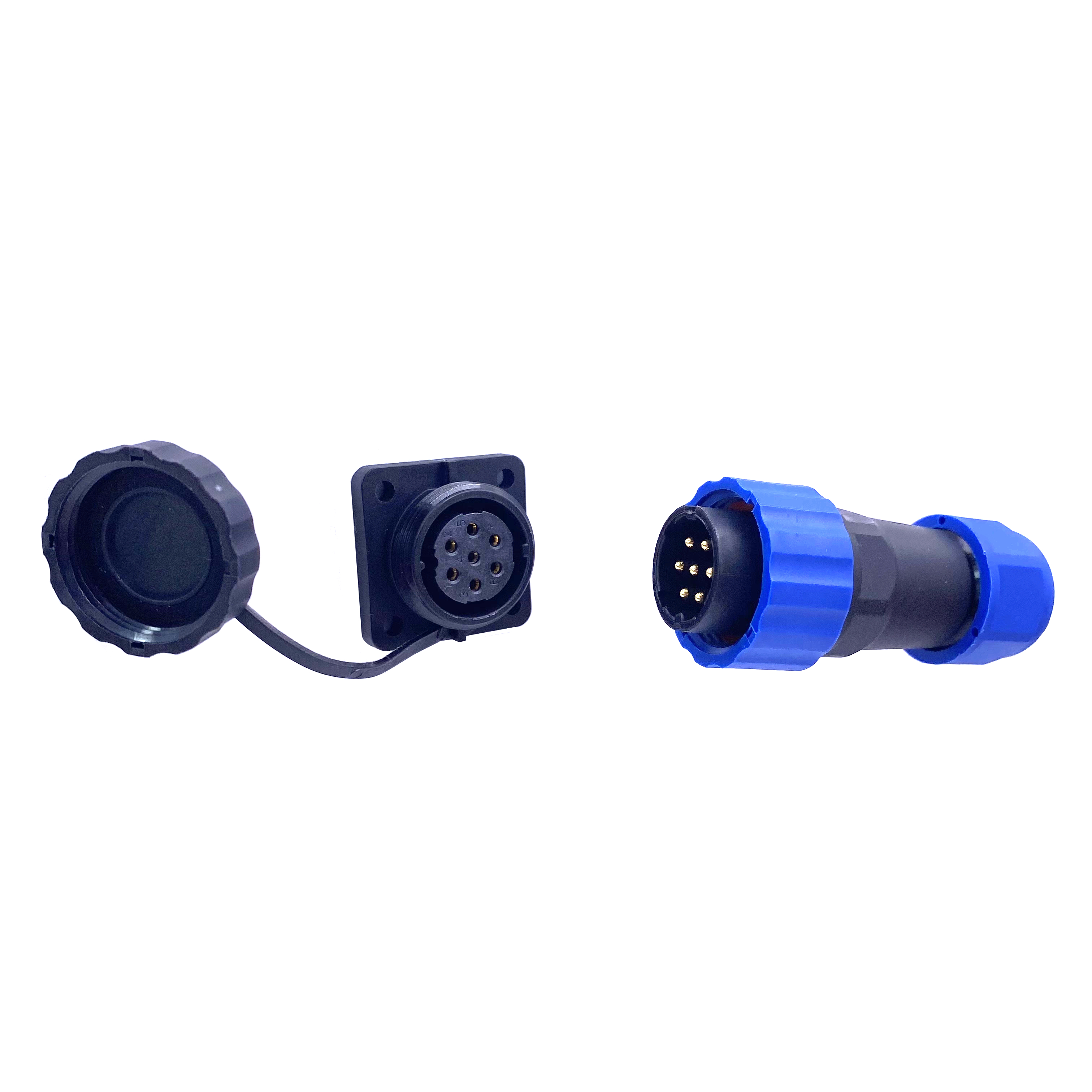 Wholesale SD20-7C 7 Pin IP68 Power Connector Male Plug Female Square ...